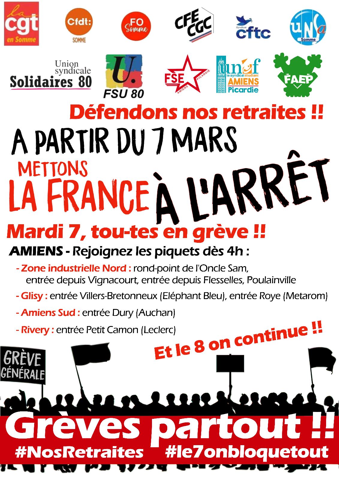 A Partir Du 07 Mars On Bloque Tout Et Le 08 Mars Grève Féministe